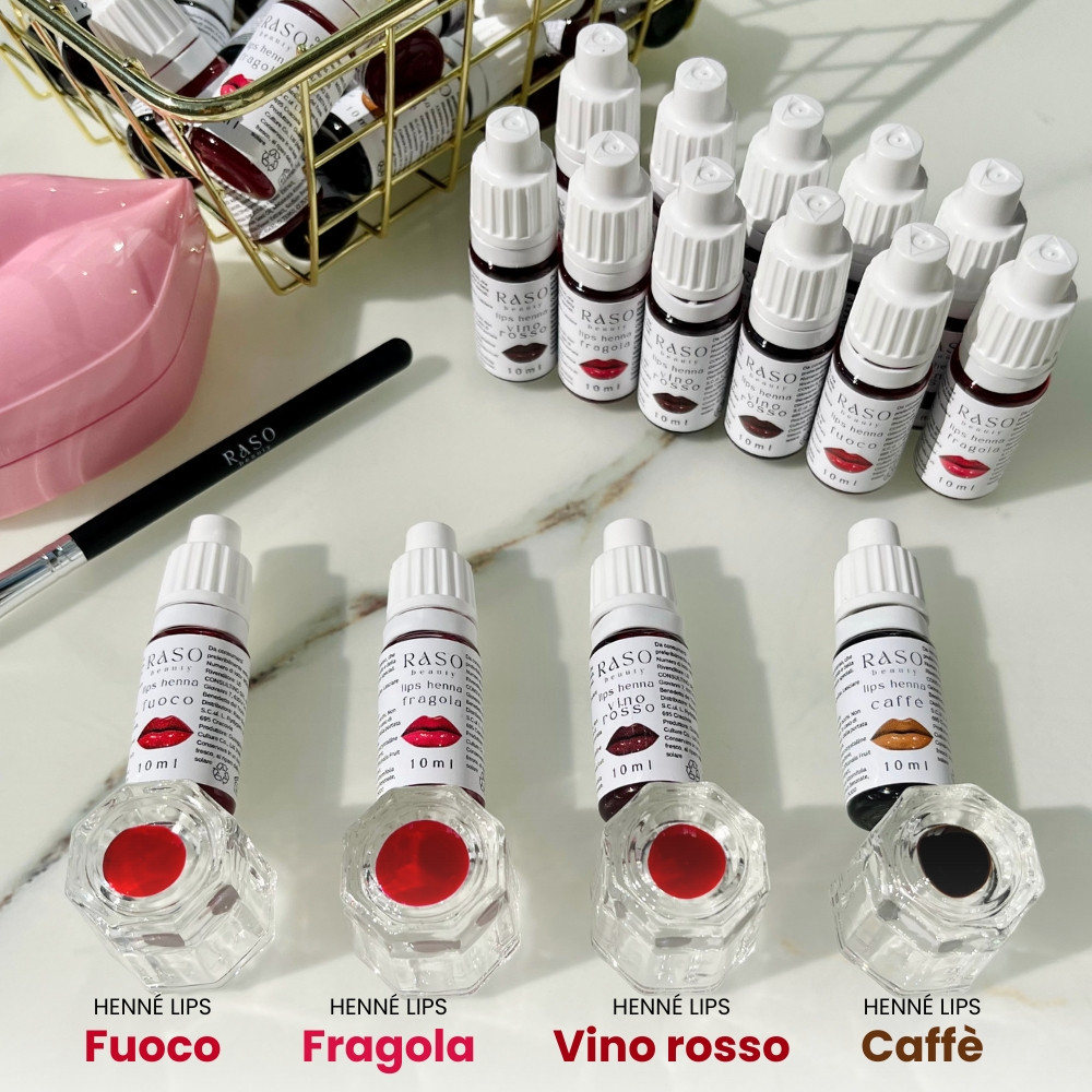 PARTY LIPS HENNE' COLORAZIONE LABBRA RASO BEAUTY | LASHMANIA