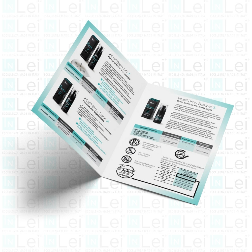 MINI KIT BROW BOMBER LAMINAZIONE SOPRACCIGLIA 3 STEP BUSTINA InLei®
